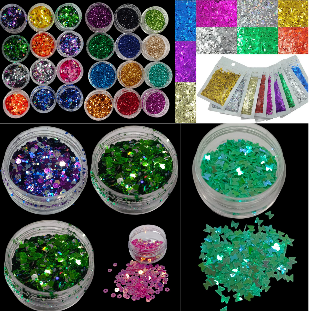 GLITTER & CHUNKS / MICA POWDER