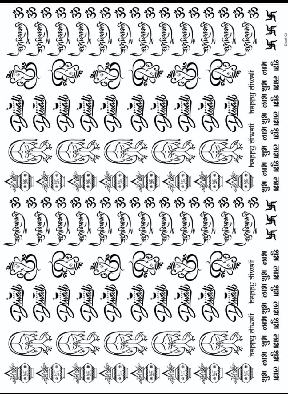 DIWALI 03 RESIN STICKER